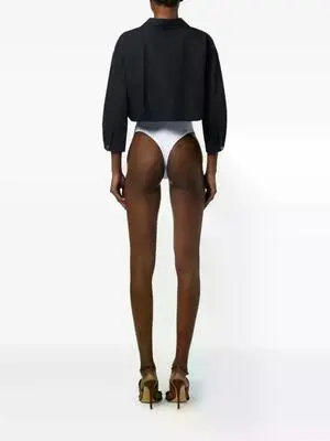 Elisabetta Franchi Embroidered Cropped Shirt