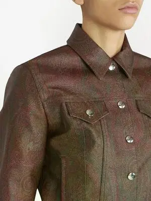 Etro Paisley-print Cropped Jacket