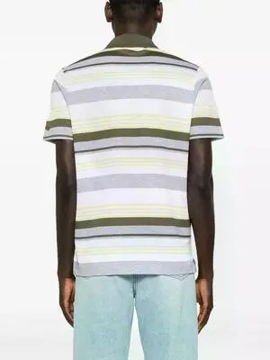 Paul & Shark Striped Polo Shirt - White
