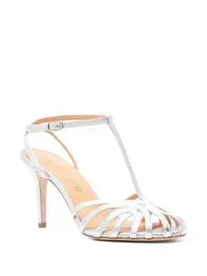 THE SELLER 80mm Leather Stiletto Sandals