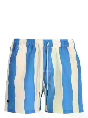 OAS Company Waver Elasticated-waist Swim Shorts - Blue