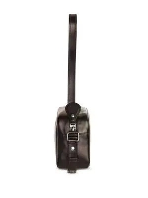COURREGES Reedition Leather Camera Bag - Brown