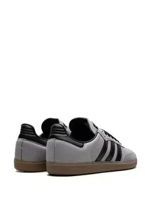 Adidas Samba Og Halo Silver/core Black/brown Desert Sneakers - Grey