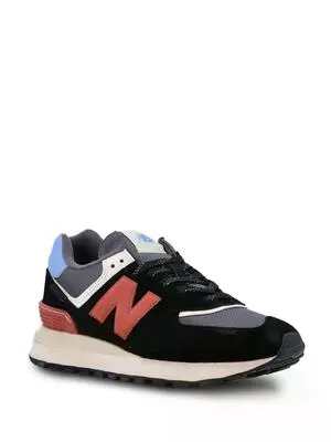 NEW BALANCE 574 Panelled Sneakers - Black