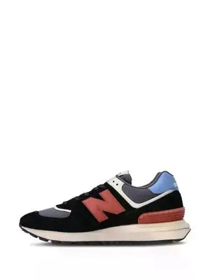 NEW BALANCE 574 Panelled Sneakers - Black