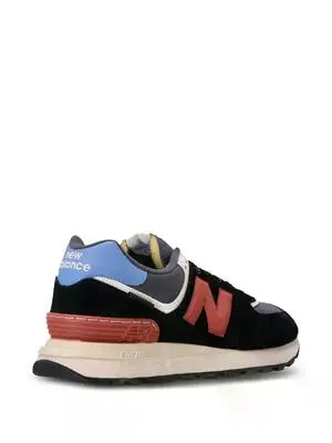 NEW BALANCE 574 Panelled Sneakers - Black