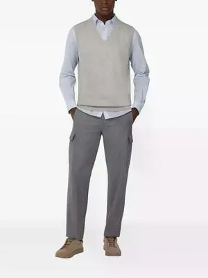 Boggi Milano Sleeveless V-neck Sweater