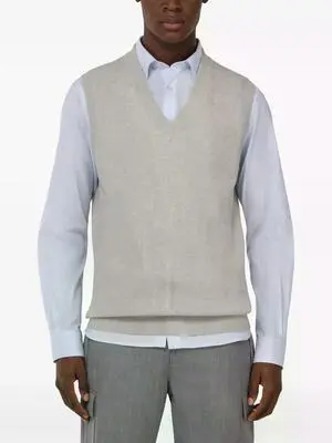Boggi Milano Sleeveless V-neck Sweater
