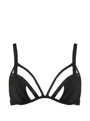 MAISON CLOSE Fatale Balconette Bikini Top - Black