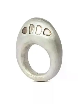PARTS OF FOUR Tall Mountain Sterling Ring - Silver