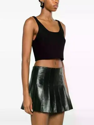 Ermanno Scervino Virgin Wool Cropped Top