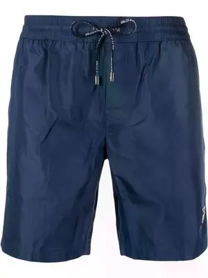 Dolce & Gabbana Logo-patch Swim Shorts - Blue