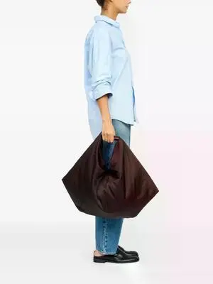 MAISON MARGIELA Japanese Leather Tote Bag - Brown