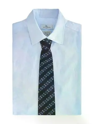 Etro Geometric-pattern Silk Tie