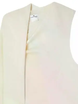 COURREGES Off-shoulder Knitted Top