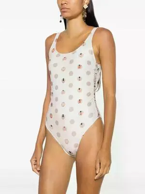 AMIR SLAMA Graphic-print Swimsuit