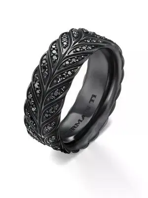 David Yurman Chevron Pavé Diamond Band Ring