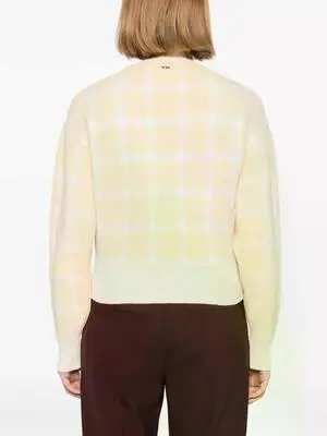 BOSS Tartan Knitted Cardigan
