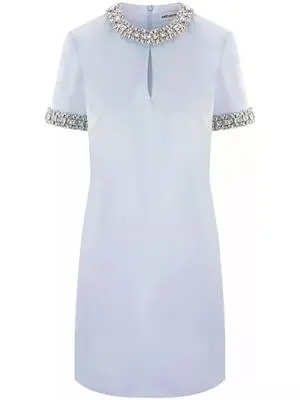 SELF-PORTRAIT Crystal-embellished Mini Dress