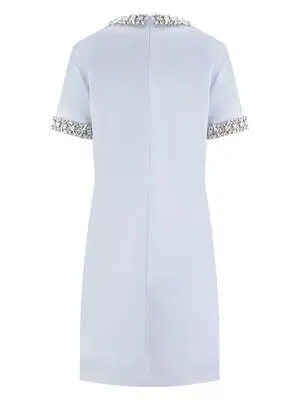 SELF-PORTRAIT Crystal-embellished Mini Dress