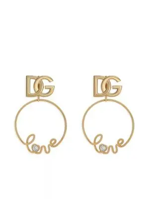 Dolce & Gabbana Gold Tone Earrings
