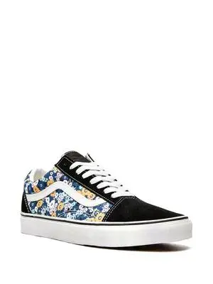 VANS Old Skool Floral Sneakers - Black