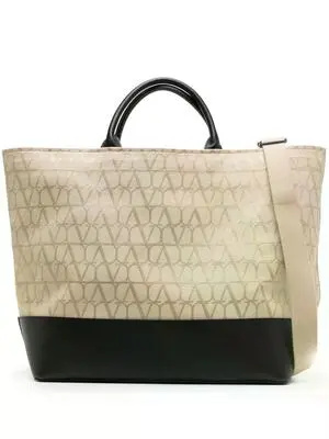 Valentino Garavani Toile Iconographe Canvas Tote Bag - Neutrals