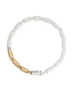 Le Gramme 18kt Gold And Sterling 27g Segment Bracelet - Silver