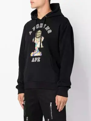 MOSTLY HEARD RARELY SEEN 8-BIT Boring Ape Graphic Print Hoodie