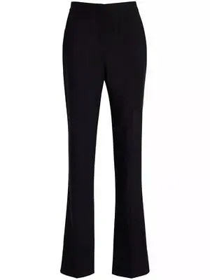 Another Tomorrow Slim-cut Tailored Trousers