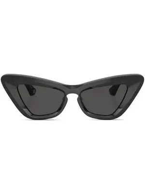 Burberry Rose-monogram Cat-eye Sunglasses - Grey