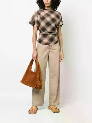 UMA WANG High-waisted Straight-leg Jeans