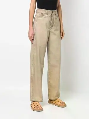 UMA WANG High-waisted Straight-leg Jeans