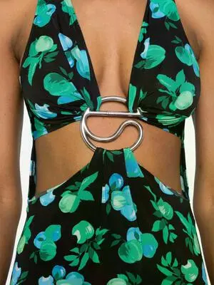 Coperni C-logo Printed Maxi Dress