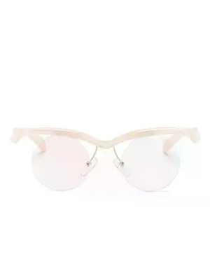 Prada Runway Round-frame Sunglasses - Pink