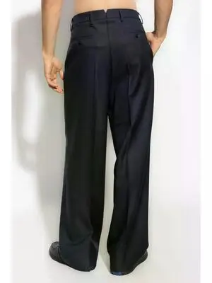 AMI Paris Virgin Wool Tailored Trousers
