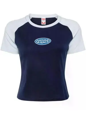 GROUND ZERO Logo-print T-shirt
