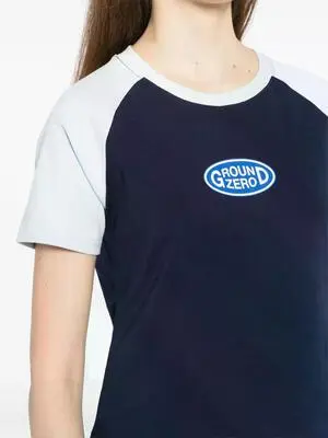 GROUND ZERO Logo-print T-shirt
