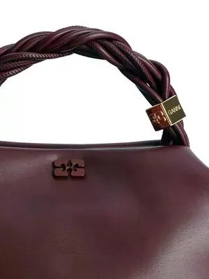 GANNI Small Crossbody Bag With Twisted Handle - Red