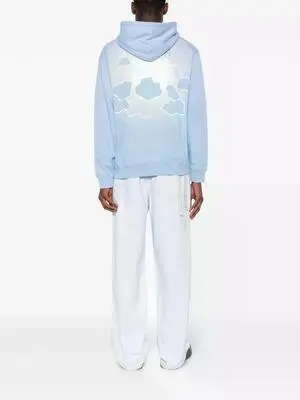 OBJECTS IV LIFE Cloud-print Cotton Hoodie
