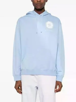 OBJECTS IV LIFE Cloud-print Cotton Hoodie