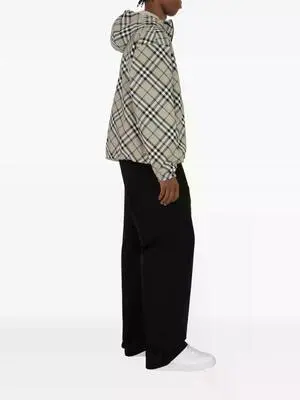 Burberry Checked Reversible Hooded Jacket