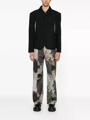 KUSIKOHC Burn Print Trousers