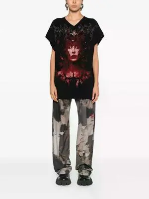 KUSIKOHC Burn Print Trousers