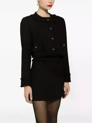 Dolce & Gabbana Cropped Tweed Jacket