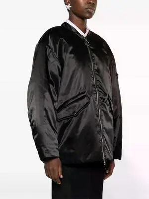 STAND STUDIO Prim Satin Bomber Jacket