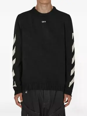 Off-white Drop Shoulder Sweaters For Men