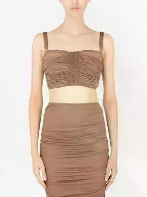 Dolce & Gabbana Draped Crop Top