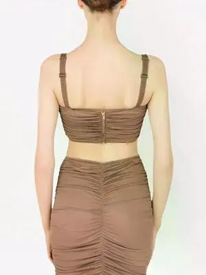 Dolce & Gabbana Draped Crop Top