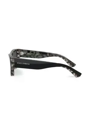 Dolce & Gabbana Lusso Sartoriale Rectangle-frame Sunglasses